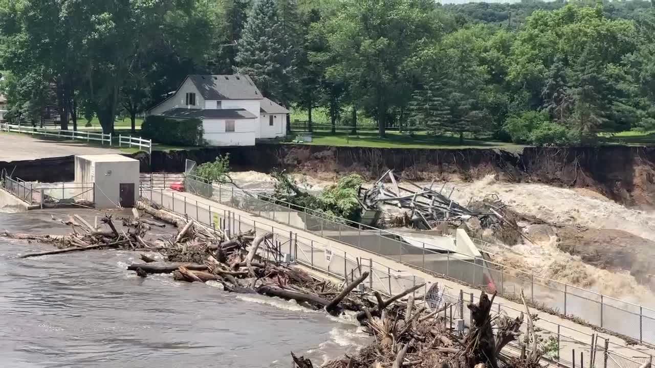 Rapidan Dam intact but facing imminent failure | FOX 9 Minneapolis-St. Paul