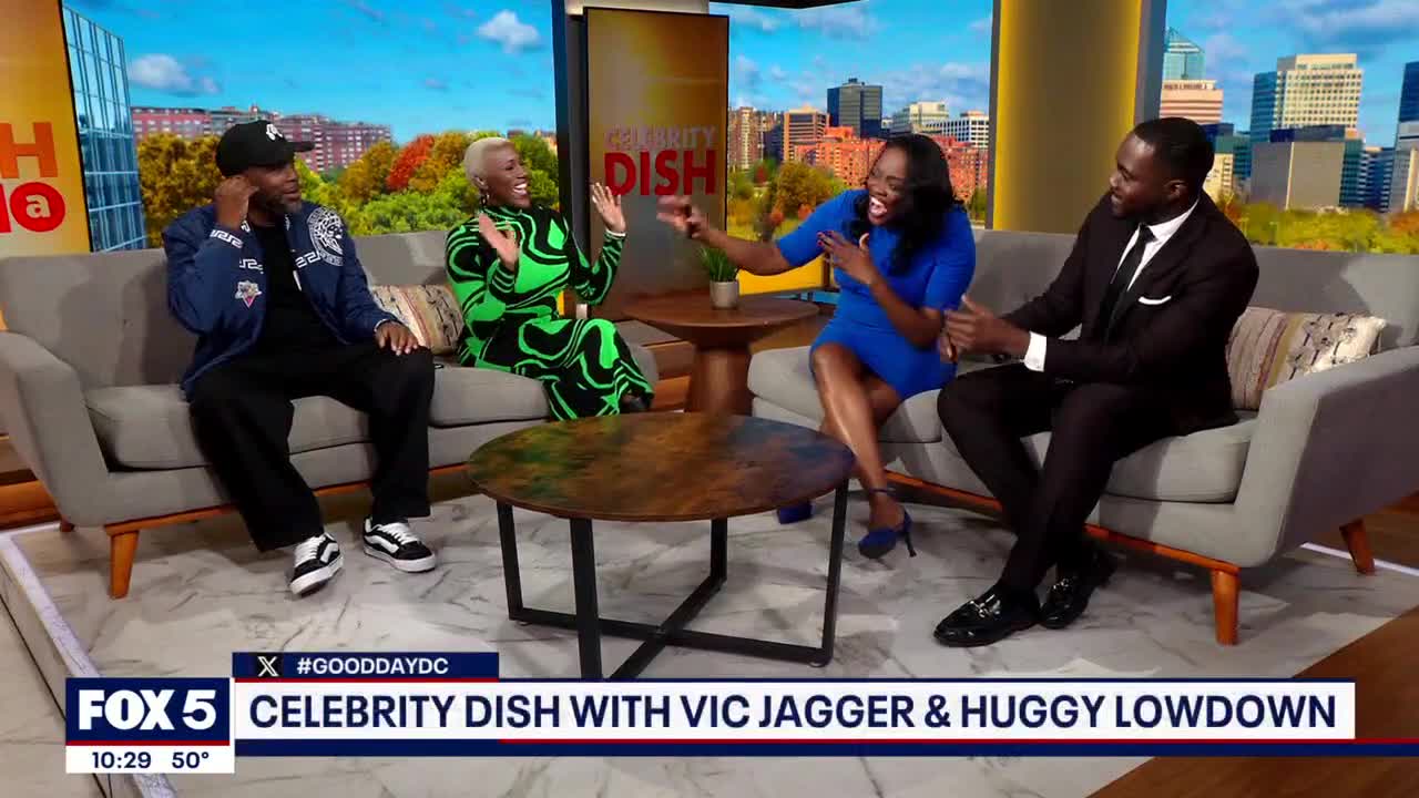 Celebrity Dish with Radio Hosts Vic Jagger and Huggy Lowdown | FOX 5 DC