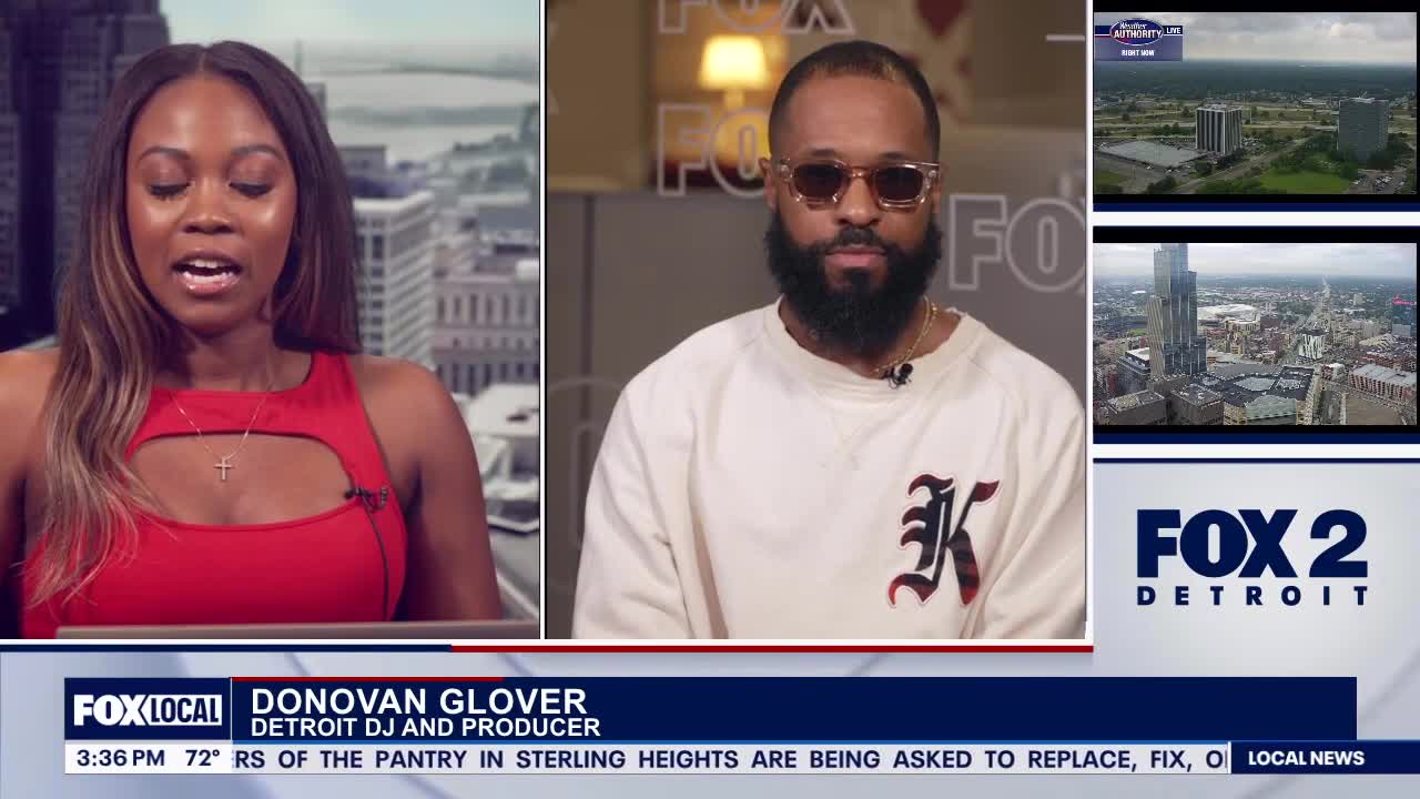 Detroit native, Donavan Glover, gets ready to hit the stage at ...