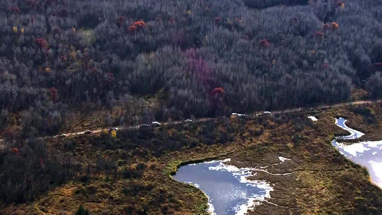 Chengwatana State Forest wildfire: Aerials | FOX 9 Minneapolis-St. Paul