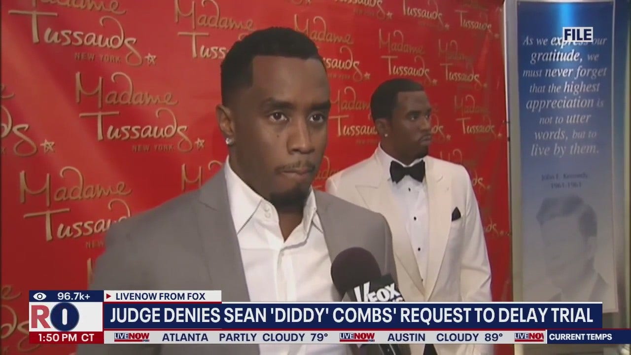 Diddy's request to delay trial denied by judge | LiveNOW from FOX