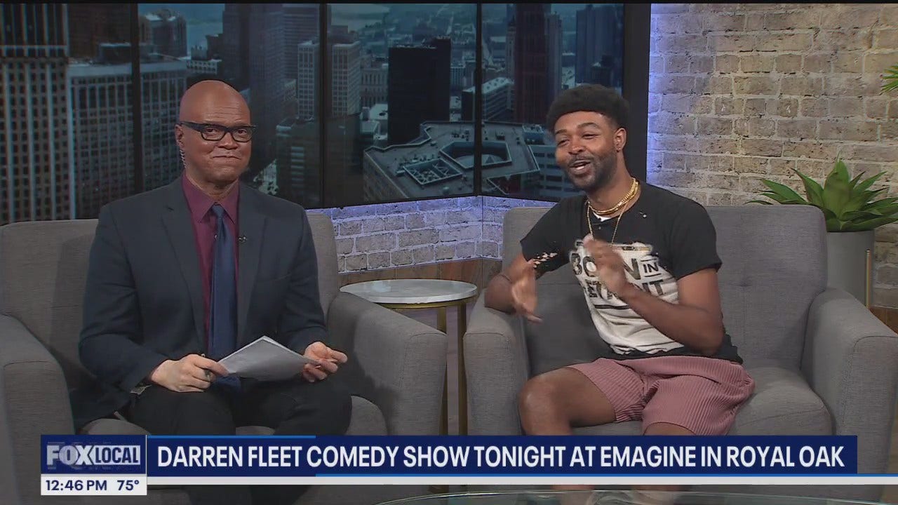 Darren Fleet Comedy Show Friday July 12th | FOX 2 Detroit