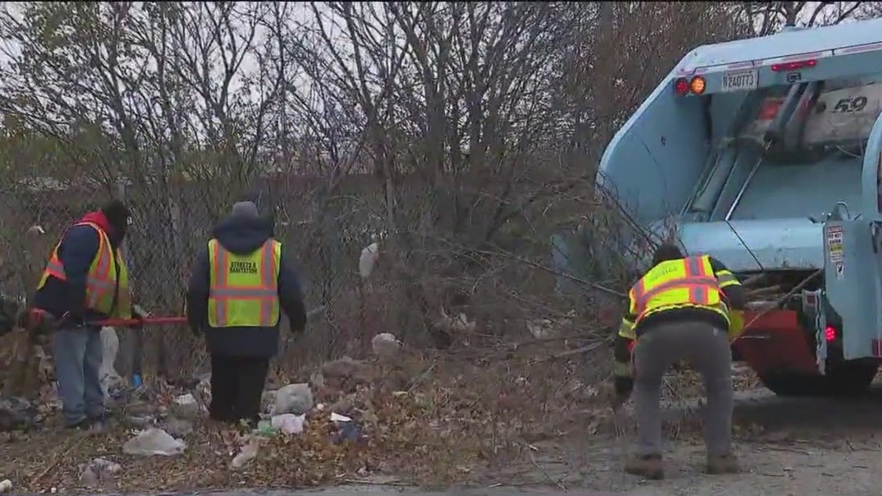 Overgrown lot turned dumping ground cleaned up after Chicago residents ...