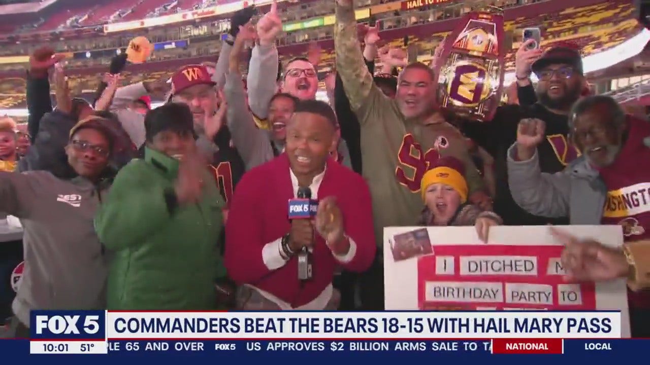 The Miracle at Northwest, Commanders Hail Mary beats the Bears | FOX 5 DC