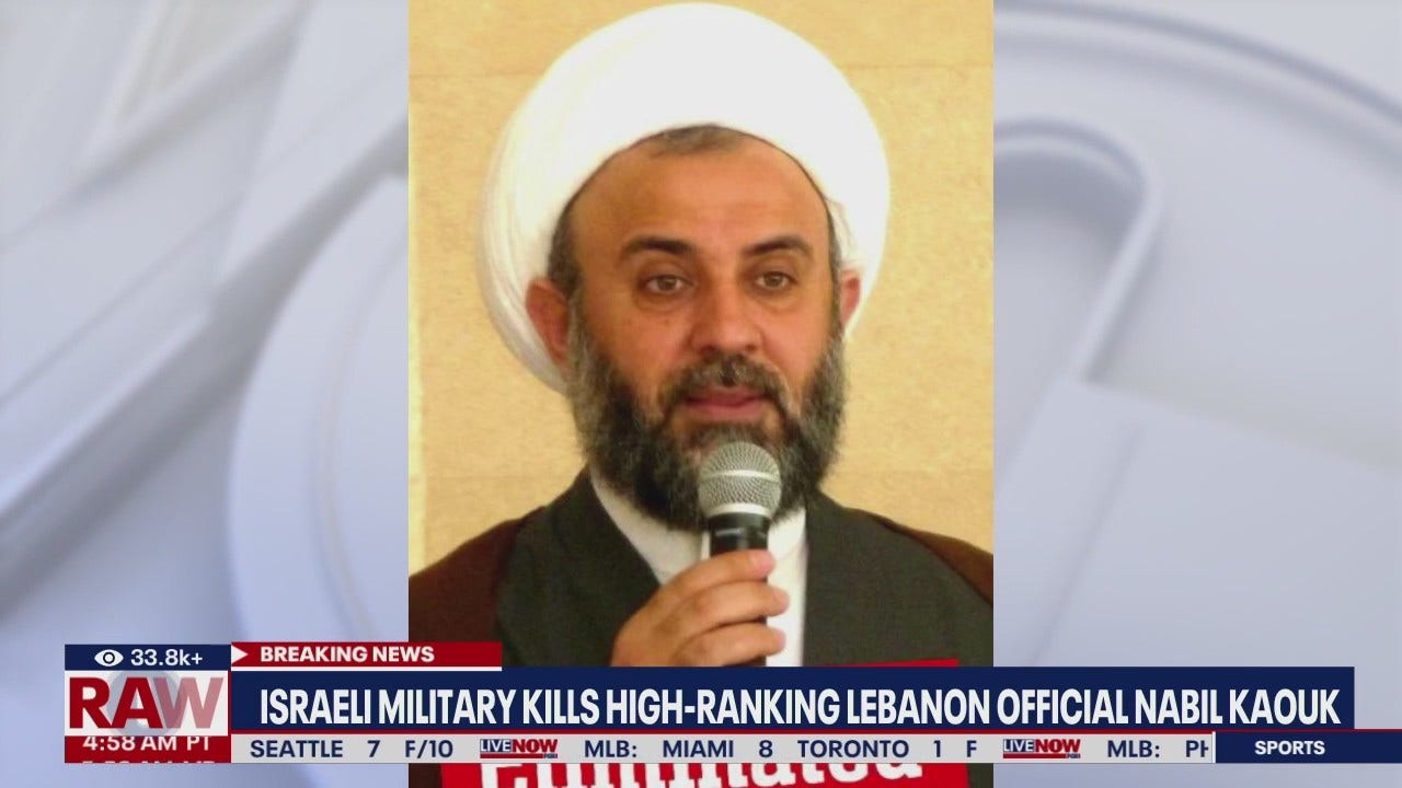 Israel eliminated Hezbollah commander Nabil Kaouk | LiveNOW from FOX