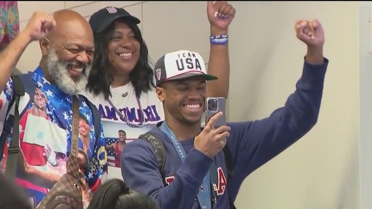 Omari Jones returns from Paris Olympics with medal | FOX 51 Gainesville