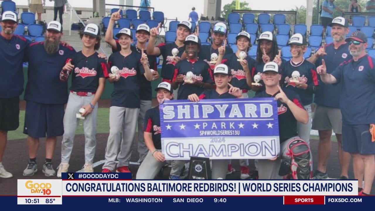 Baltimore Redbirds win Shipyard Park 13U Championship! | FOX 5 DC