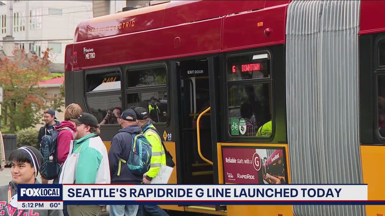 Seattle's RapidRide G Line officially launches | FOX 13 Seattle