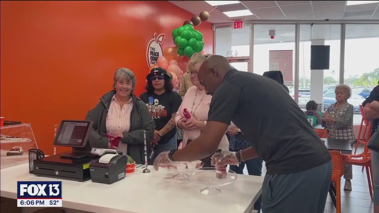 The Peach Cobbler Factory opens in Bradenton | FOX 13 Tampa Bay