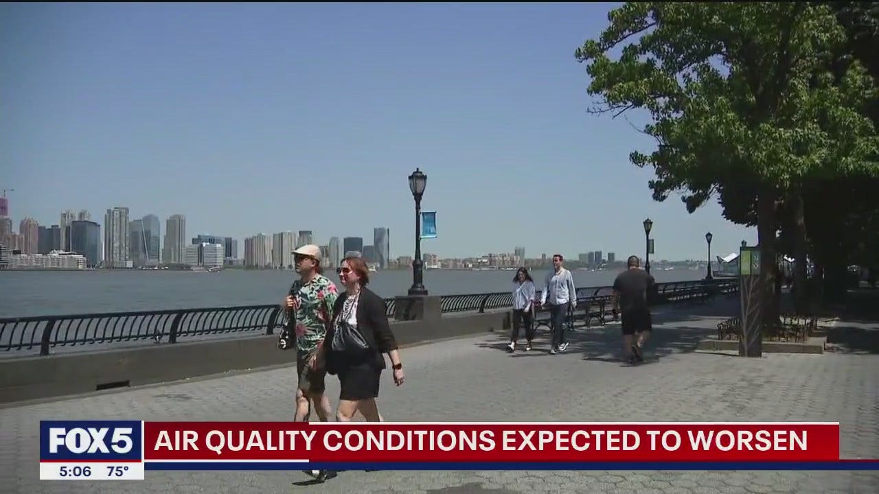 NYC air quality update: Conditions expected to worsen | FOX 5 New York