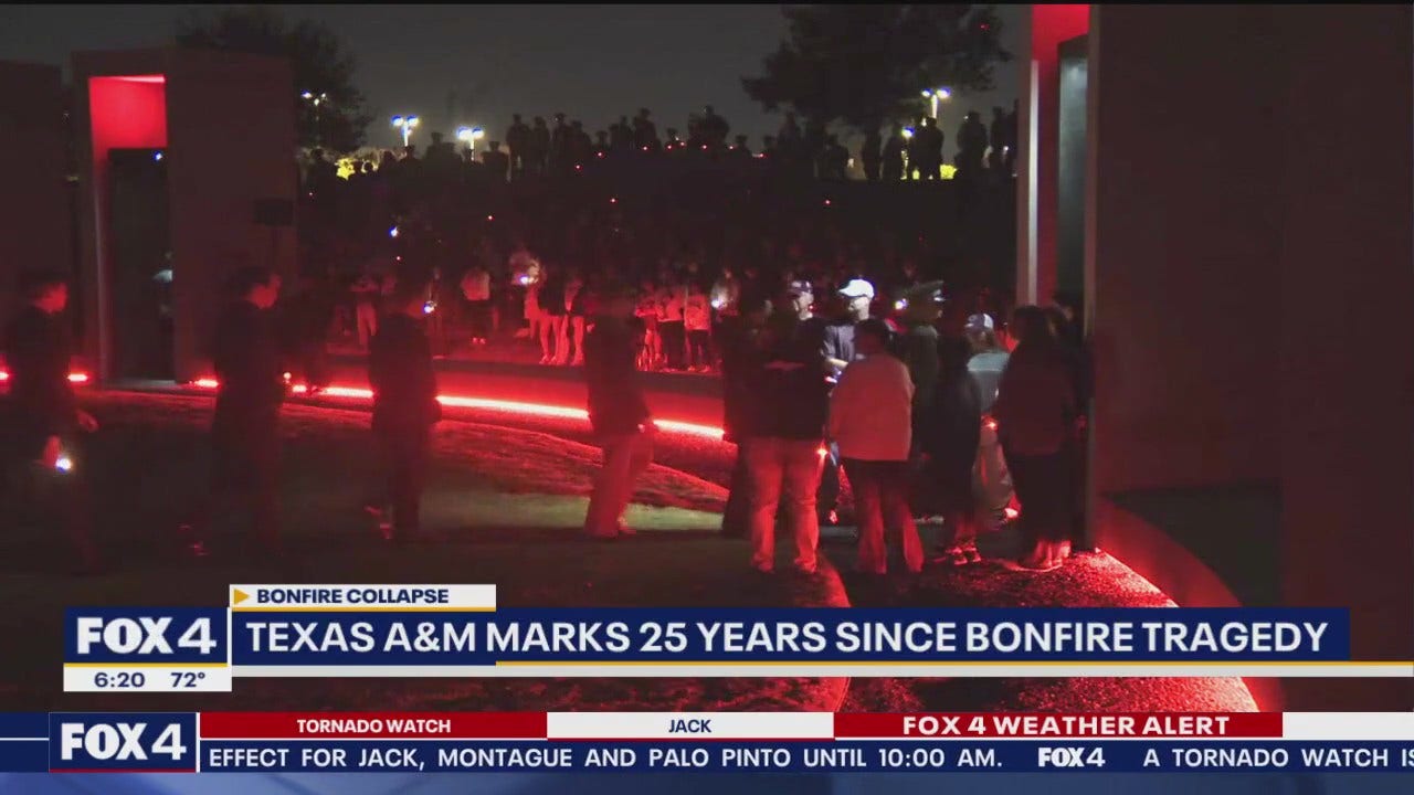 Texas A&M bonfire collapse 25 year anniversary | FOX 4 Dallas-Fort Worth