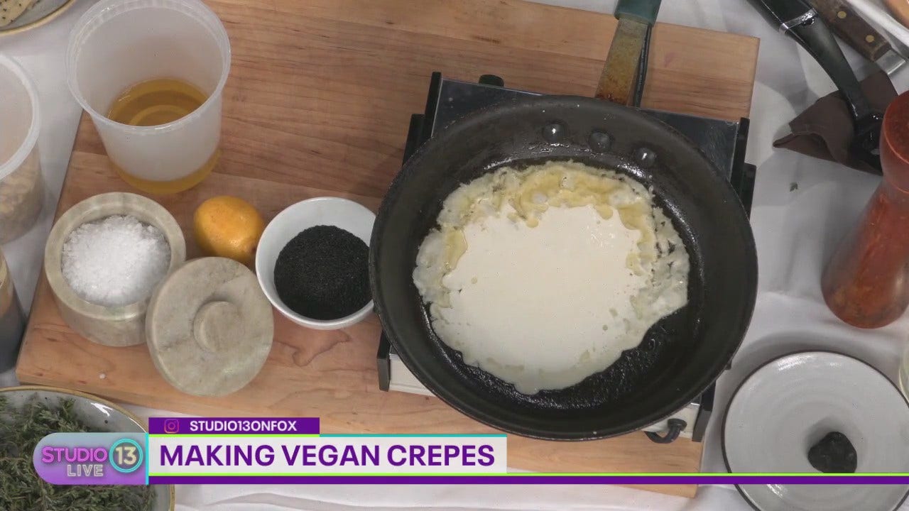Emerald Eats: Making vegan crepes with Harvest Beat | FOX 13 Seattle