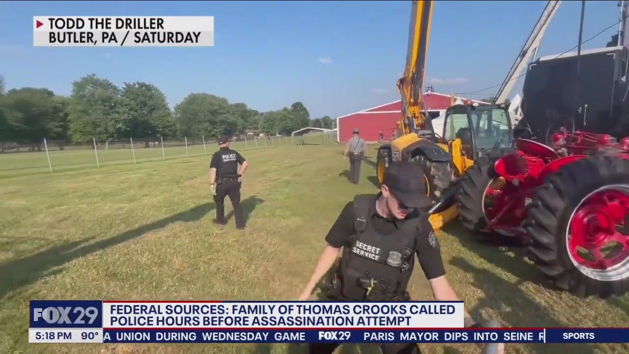 Thomas Crooks' family called police hours before Trump assassination ...