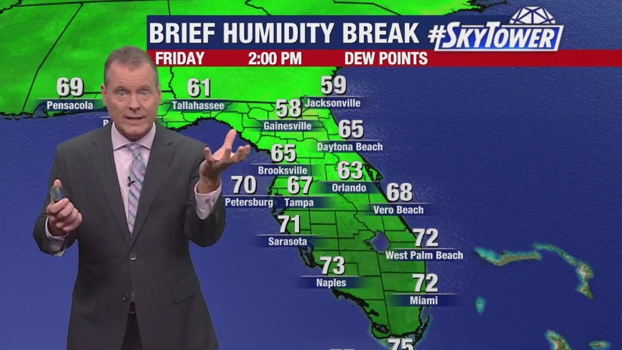 Tampa weather | drier air rolling in from Ernesto | FOX 13 Tampa Bay