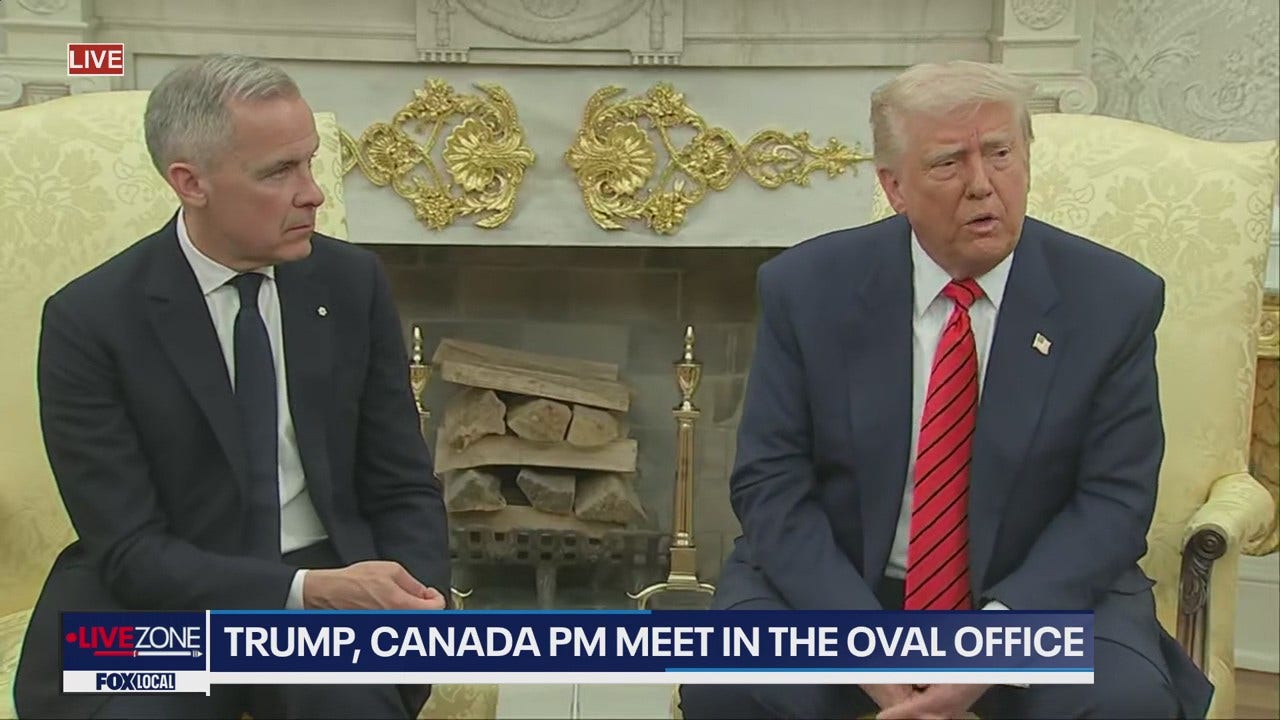 President Trump, Canadian PM Carney meet in the Oval Office | FOX 5 DC