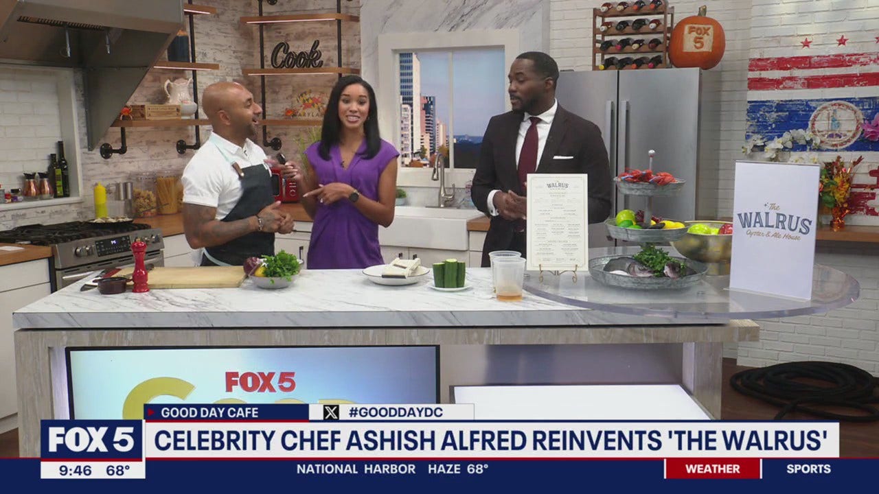 Celebrity chef Ashish Alfred reinvents 'The Walrus' | FOX 5 DC