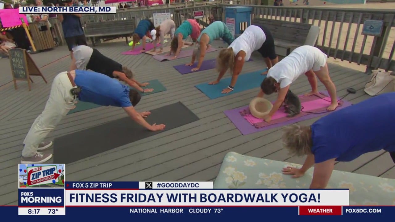 North Beach, MD: Boardwalk Yoga | FOX 5 DC