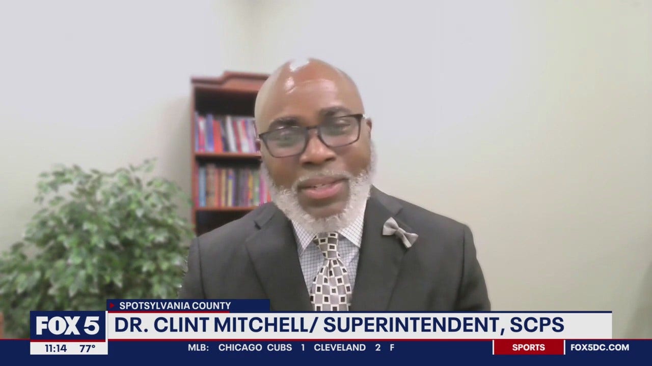 One-on-one with Spotsylvania County's new superintendent Dr. Clint Mitchell | FOX 5 DC