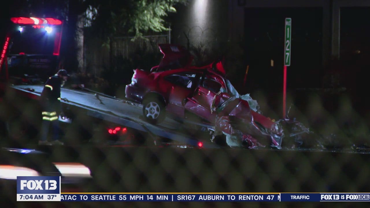 Teen arrested after deadly wrong-way, head-on crash on I-5 in Lakewood, WA | FOX 13 Seattle