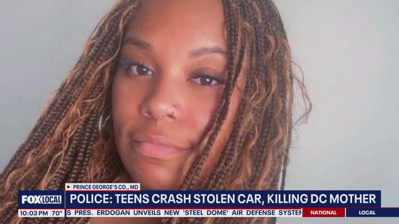 DC mom killed after teens crash stolen car in Prince George's Co. | FOX 5 DC