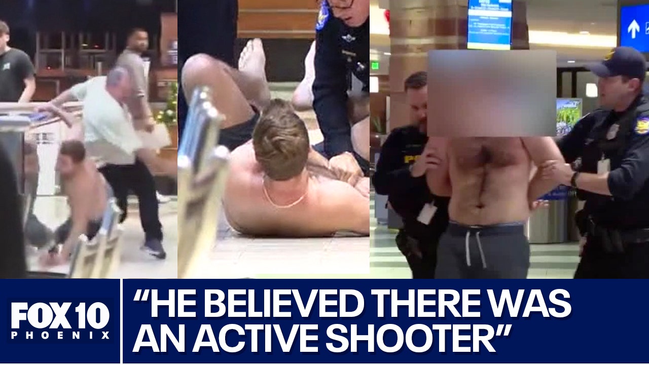 Man goes to airport with gun, gets in a fight with PD | FOX 10 Phoenix