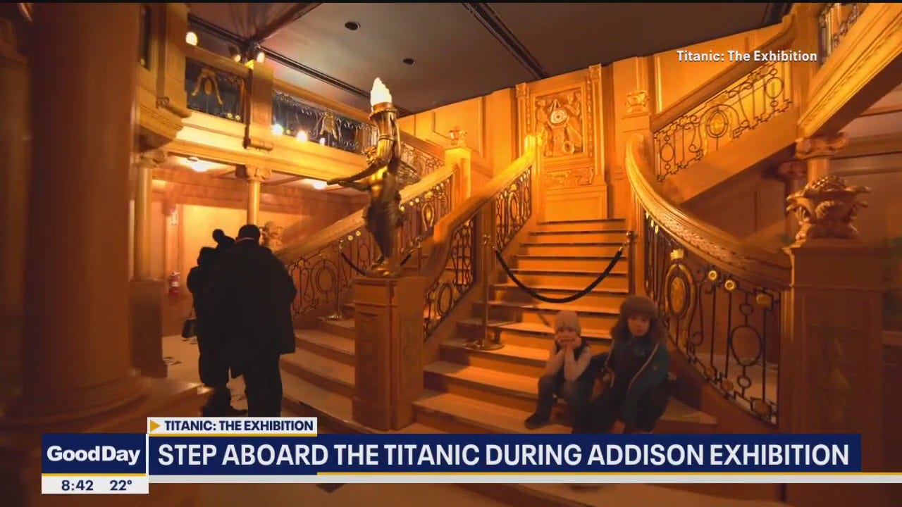 Addison immersive exhibit's recreation of The Titanic | FOX 4 Dallas ...