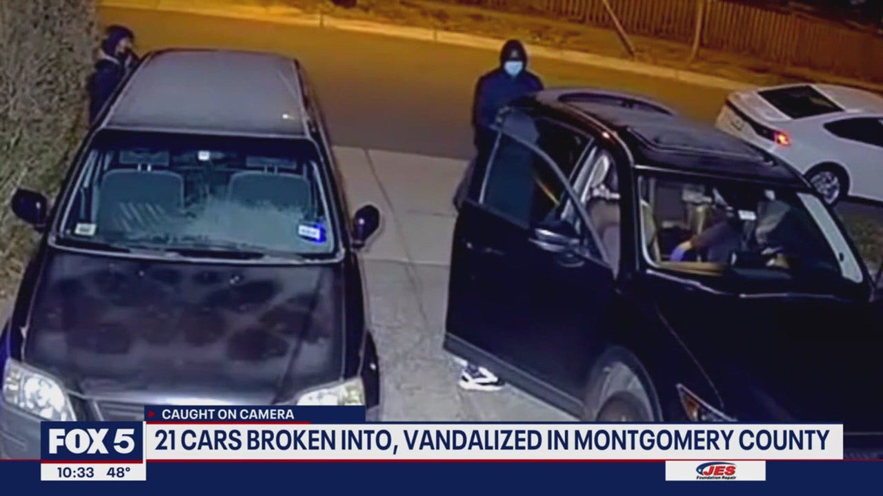Silver Spring car break-in suspects on the run | FOX 5 DC