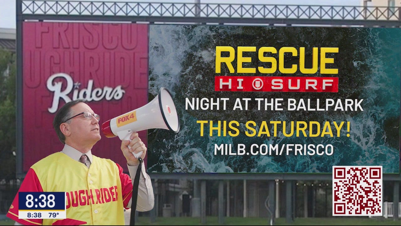 Chip to throw out first pitch at RoughRiders game | FOX 4 Dallas-Fort Worth