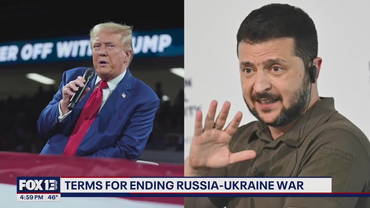 Terms for ending Russia-Ukraine war | FOX 13 Seattle