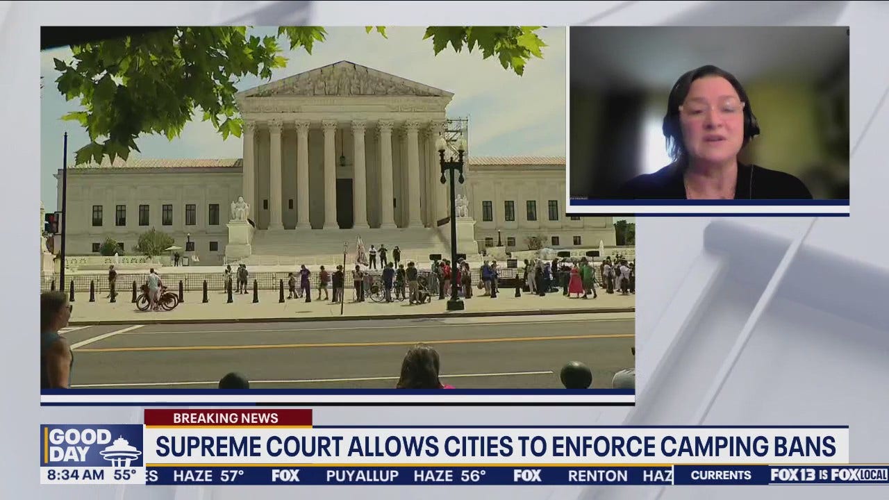 Supreme Court allows cities to enforce camping bans | FOX 13 Seattle