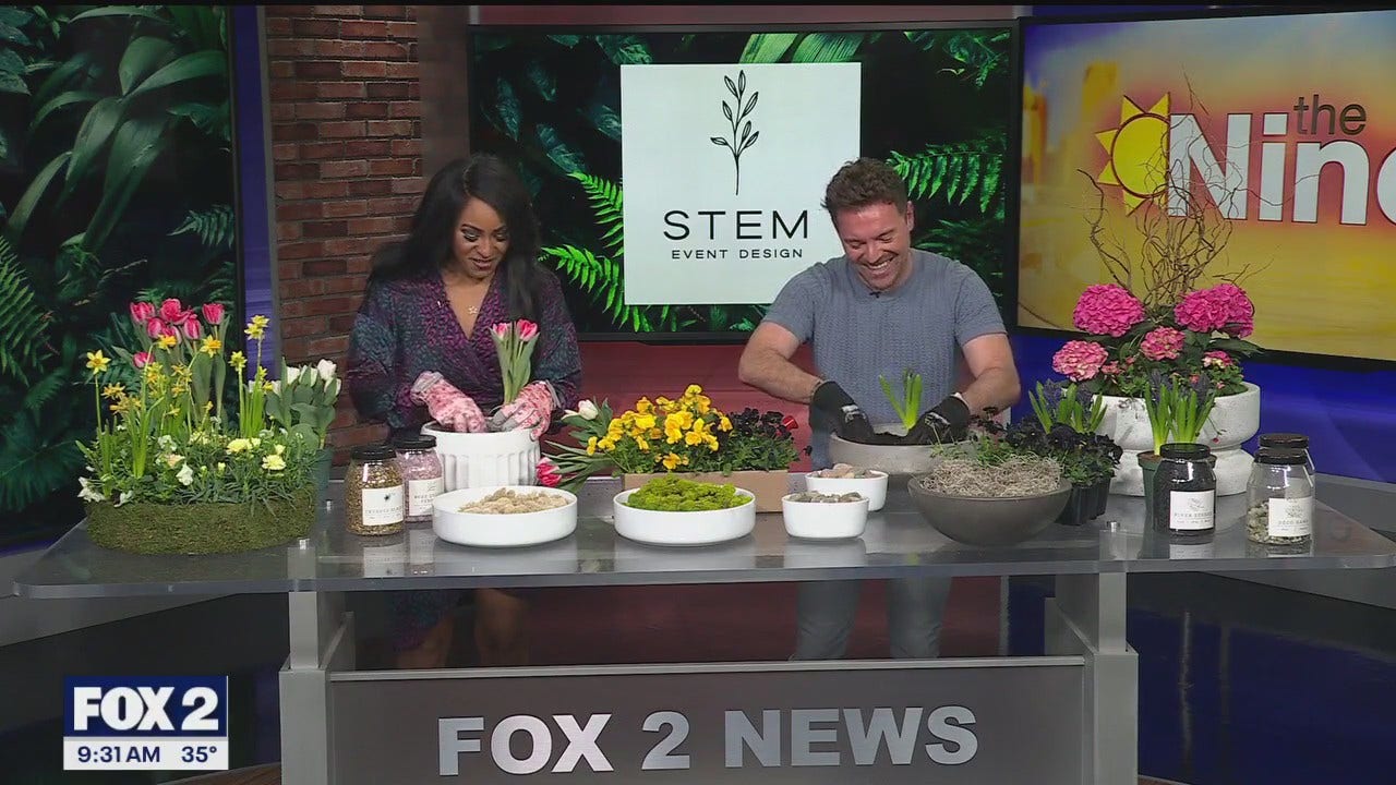 DIY spring planters with Stem Event Design | FOX 2 Detroit