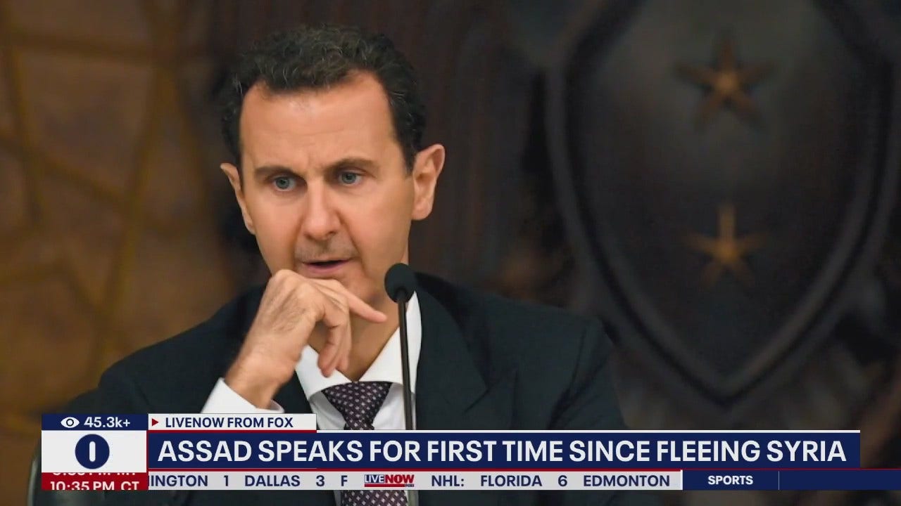 Assad speaks for first time since fleeing Syria | LiveNOW from FOX