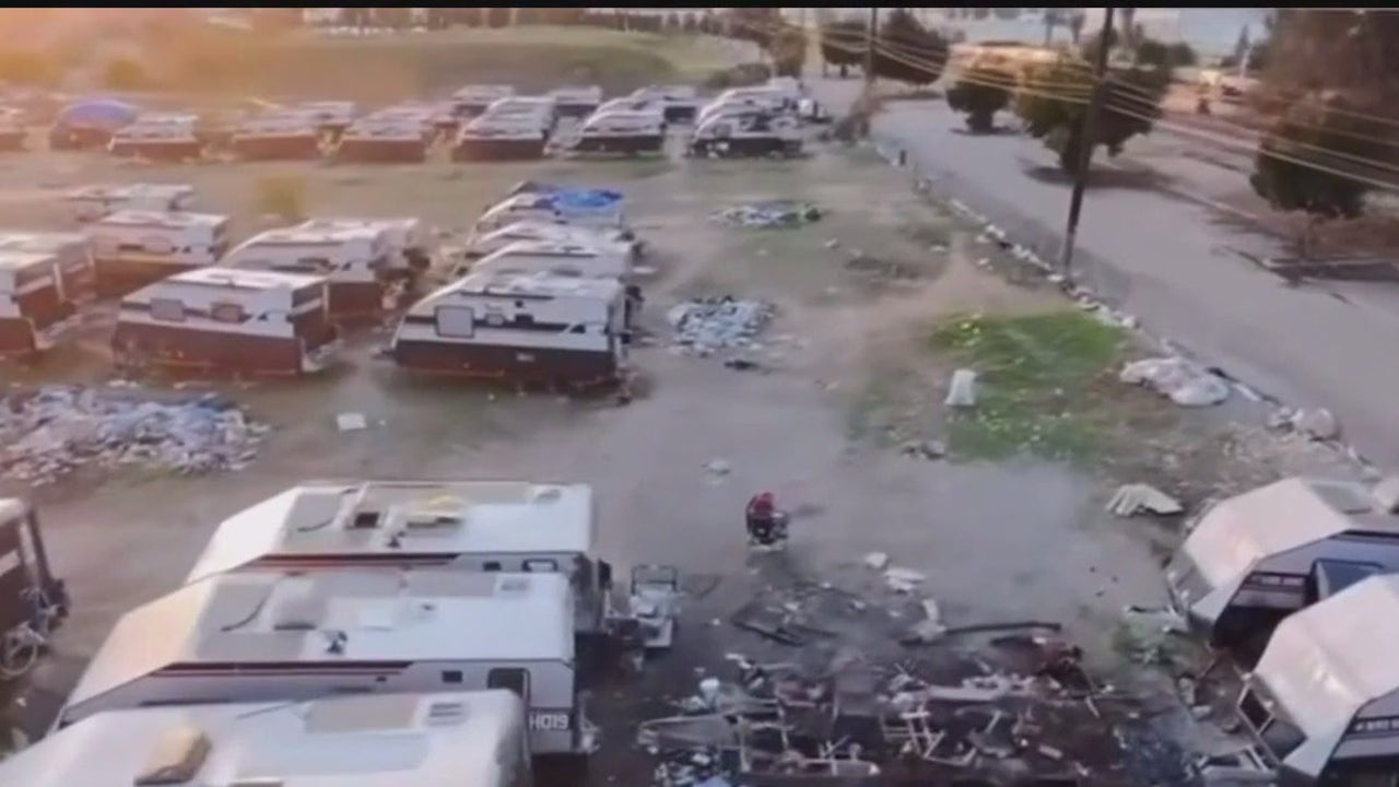 Cleanup efforts to begin at RV park | FOX 11 Los Angeles