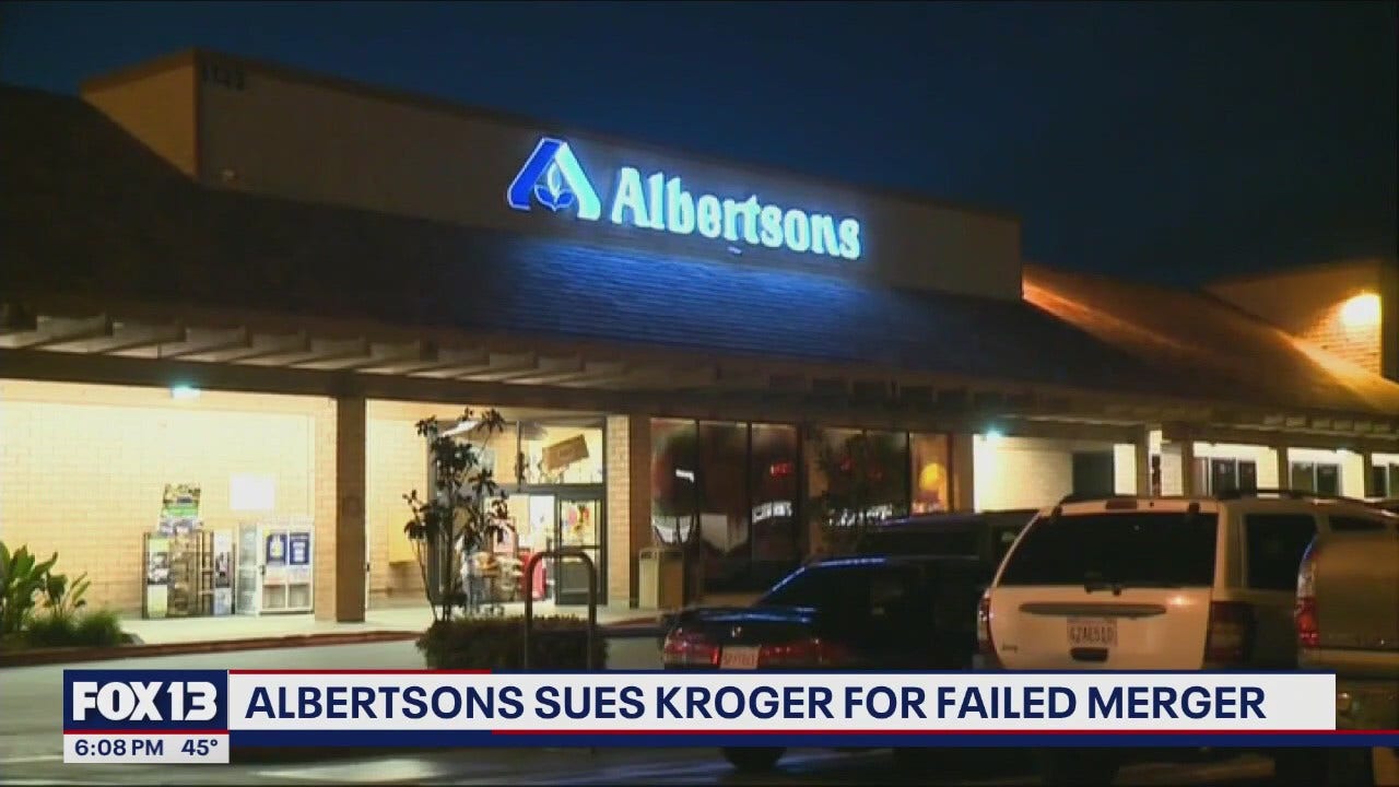 Albertsons sues Kroger for failed merger | FOX 13 Seattle