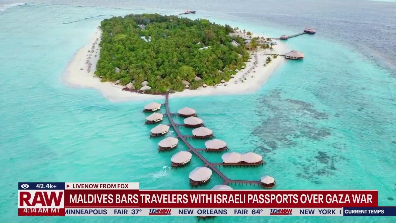 Israeli travelers barred from Maldives over war | LiveNOW from FOX