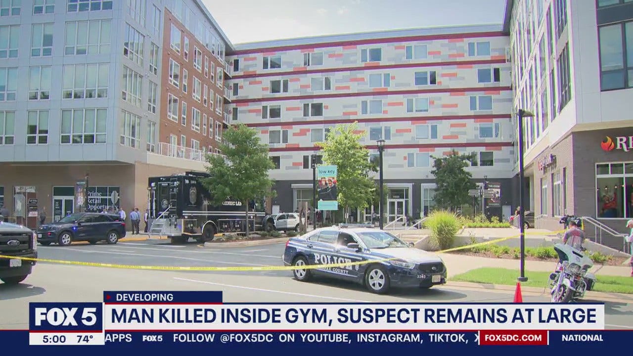 Man shot to death inside Reston gym; suspect remains at large | FOX 5 DC