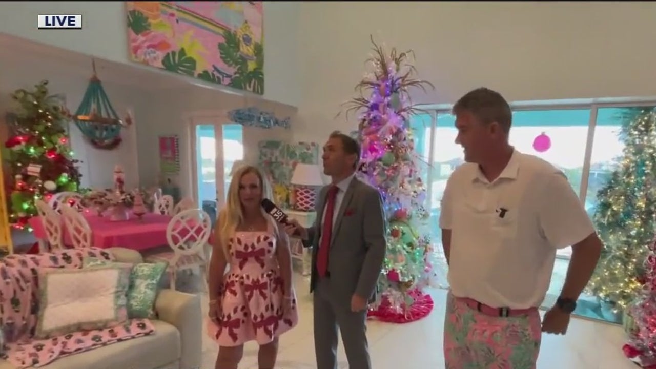 Home inspired by Lilly Pulitzer & Christmas | FOX 35 Orlando