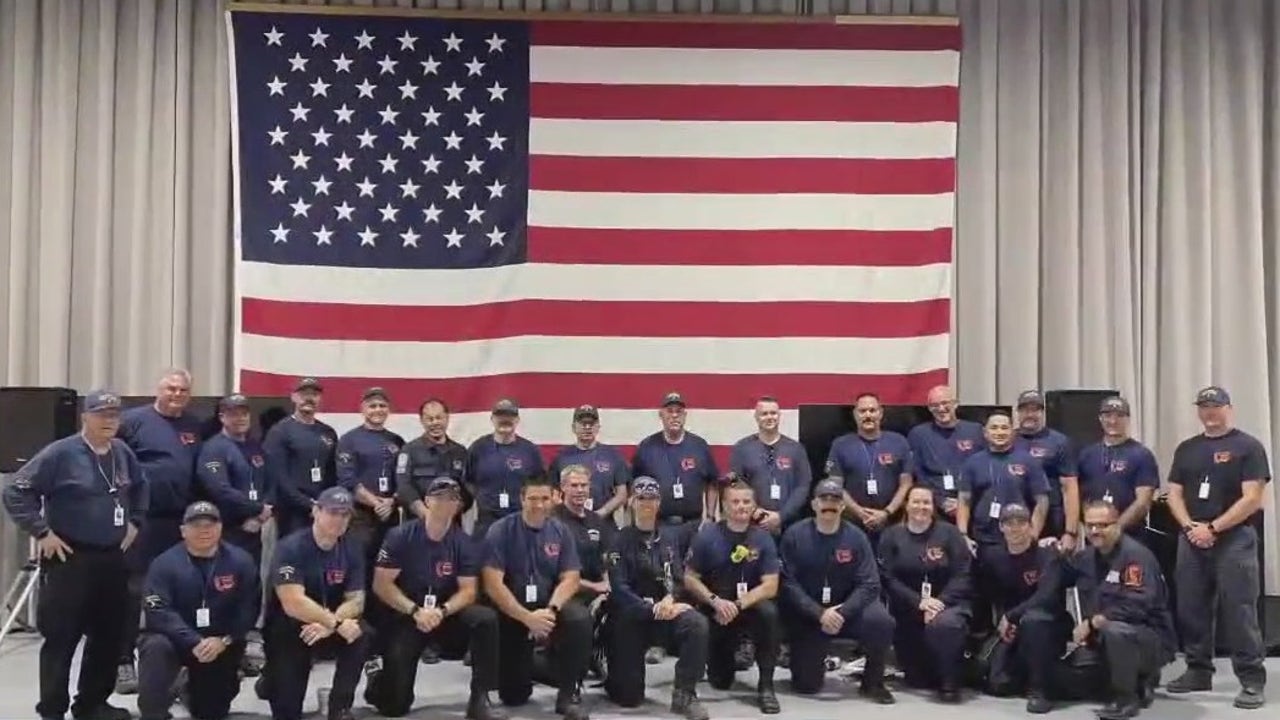 CA Task Force 3 staging equipment and first responders in southeast in ...