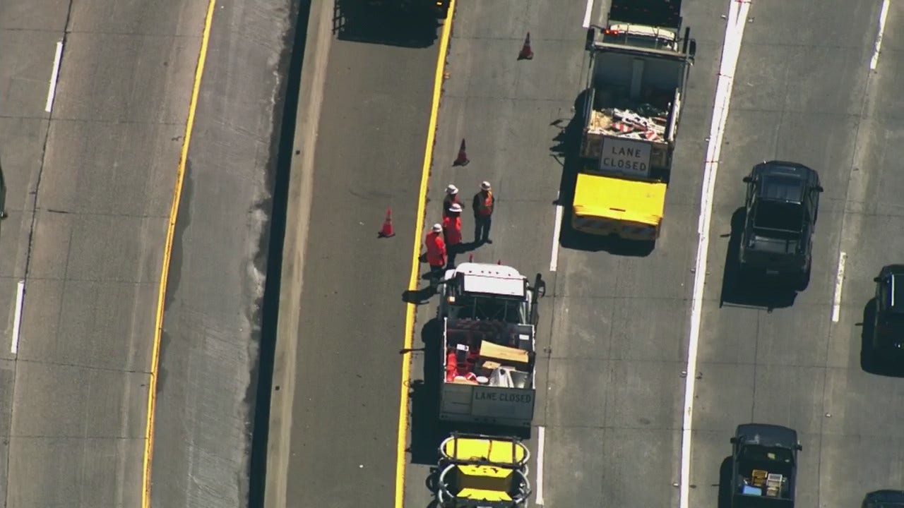 SkyFOX: Traffic stalled at Caldecott Tunnel due to car fire | KTVU FOX 2