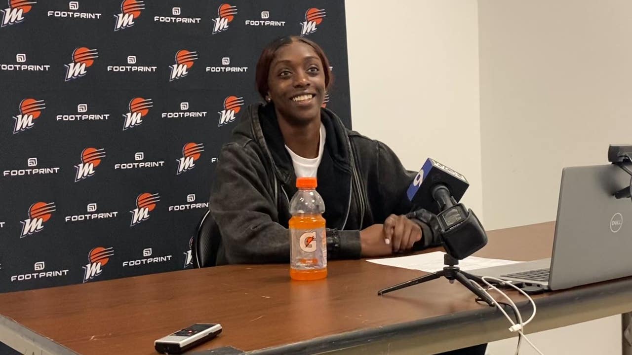 Former Sky star Kahleah Copper speaks after a 29-point performance ...