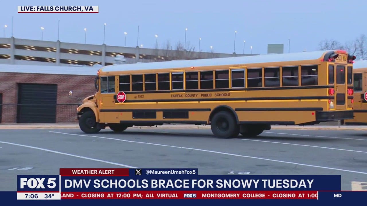 DMV schools prepare for expected snowfall | FOX 5 DC
