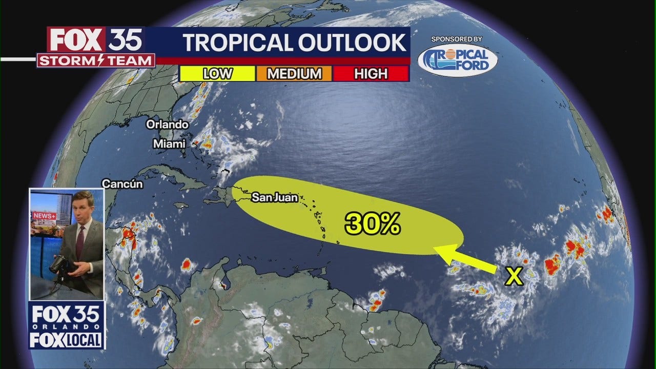 Tropics update: New disturbance forms in the east Atlantic | FOX 35 Orlando