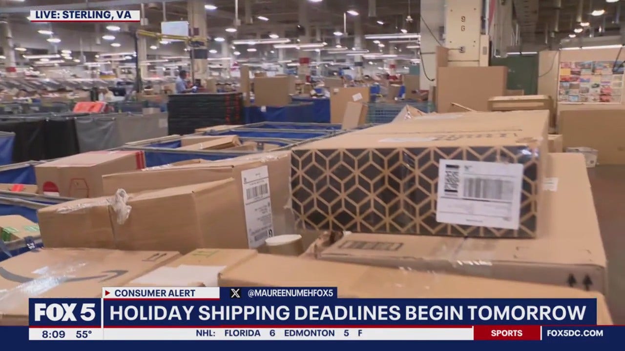2024 holiday shipping deadlines fast approaching | FOX 5 DC