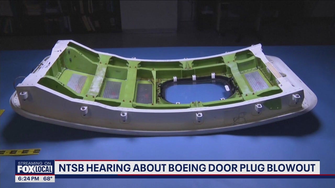 NTSB holds hearing on Boeing door plug blowout | FOX 13 Seattle