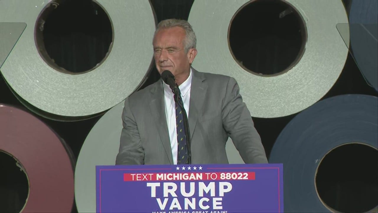 RFK Jr. speaks at Michigan Trump rally: FULL SPEECH | FOX 4 Dallas-Fort ...