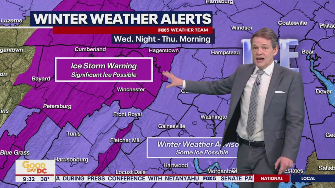 Winter Weather Advisory: Wintry mix moving into DC region | FOX 5 DC