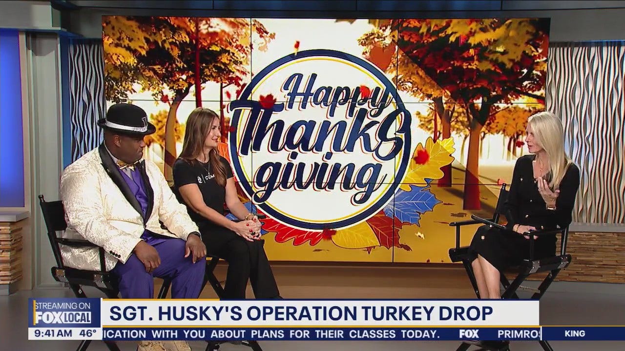 Sgt. Husky's Operation Turkey Drop | FOX 13 Seattle