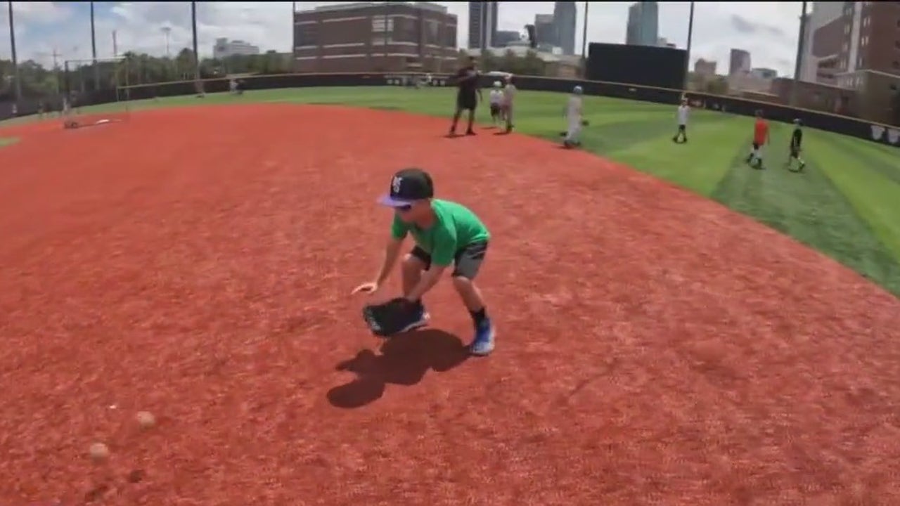 Next generation of baseball players at UT camp | FOX 13 Tampa Bay