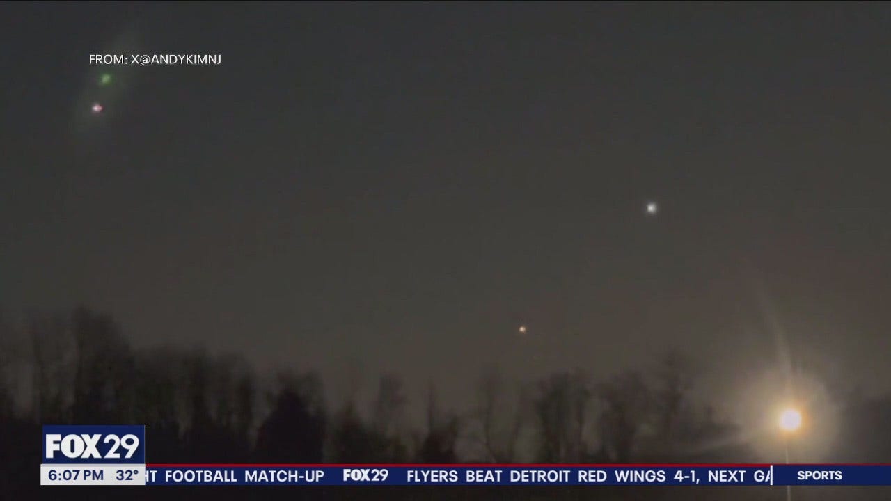 Local leaders demanding answers for unexplained drones over New Jersey ...