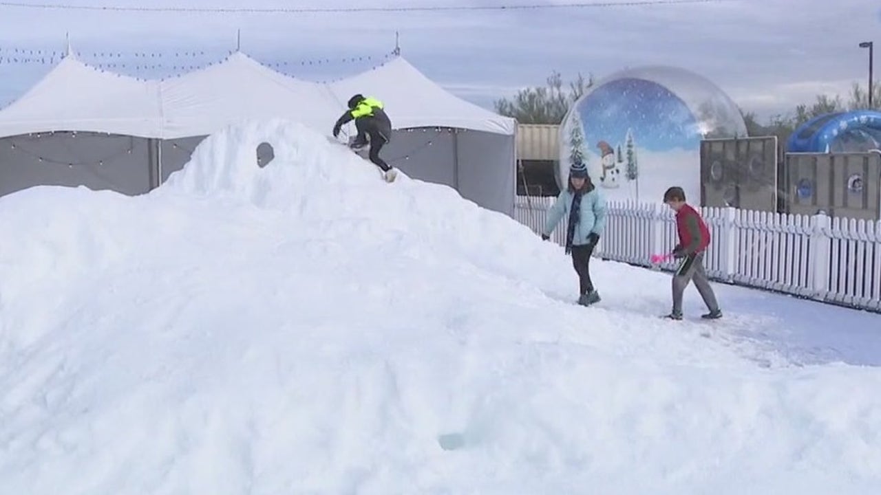 Holiday Snowfest opens up at Salt River Fields | FOX 10 Phoenix
